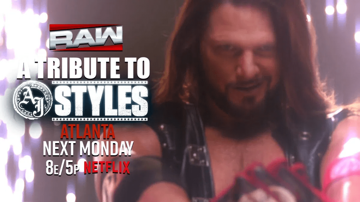 WWE Raw Tribute Planned For AJ Styles - ALL YOUR WRESTLING